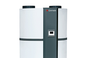 Ventilation systems with water heat pumps - Genvex