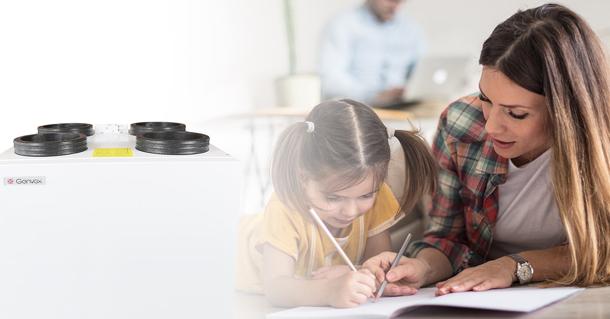 ECO 360 R - ventilation with moisture recovery - Genvex